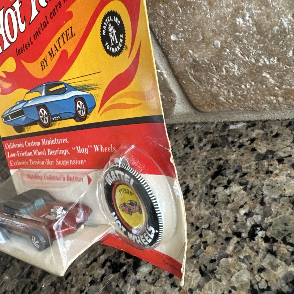 Hot Wheels Redline Sweet 16 1968 Python Maroon Blister Pack Original | eBay