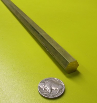 360 Brass Hex Rod 1/2" Hex x 6 Ft Length | eBay