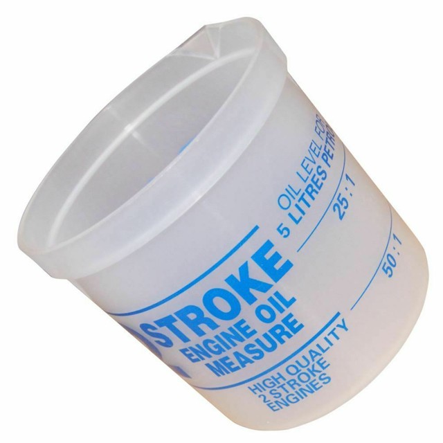 2 Stroke Oil Measure Measuring Jug Beaker Cup Mixing Gauge Chainsaw ...