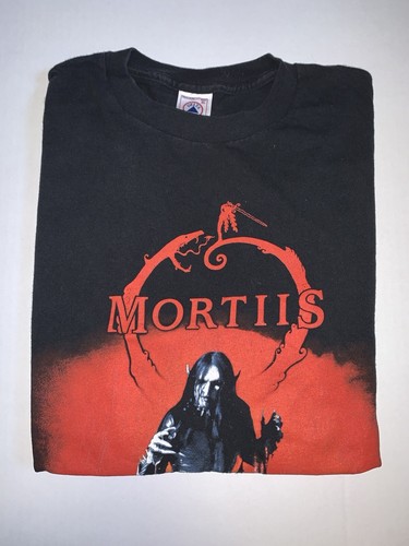 Vintage 1990s MORTIIS t-shirt BLACK METAL DUNGEON SYNTH DSBM lifelover ...
