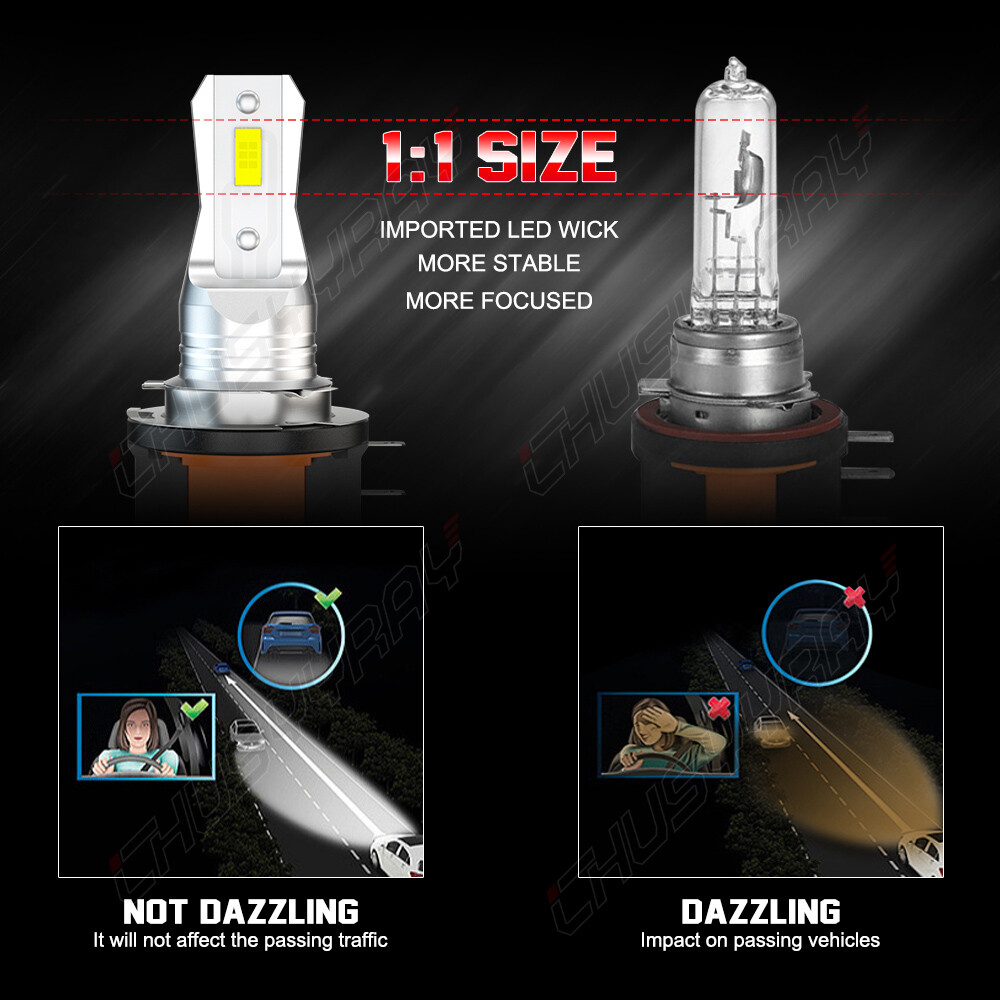 For Ford Transit MK8 Xenon White LED Main High Beam 2014-On Headlight ...