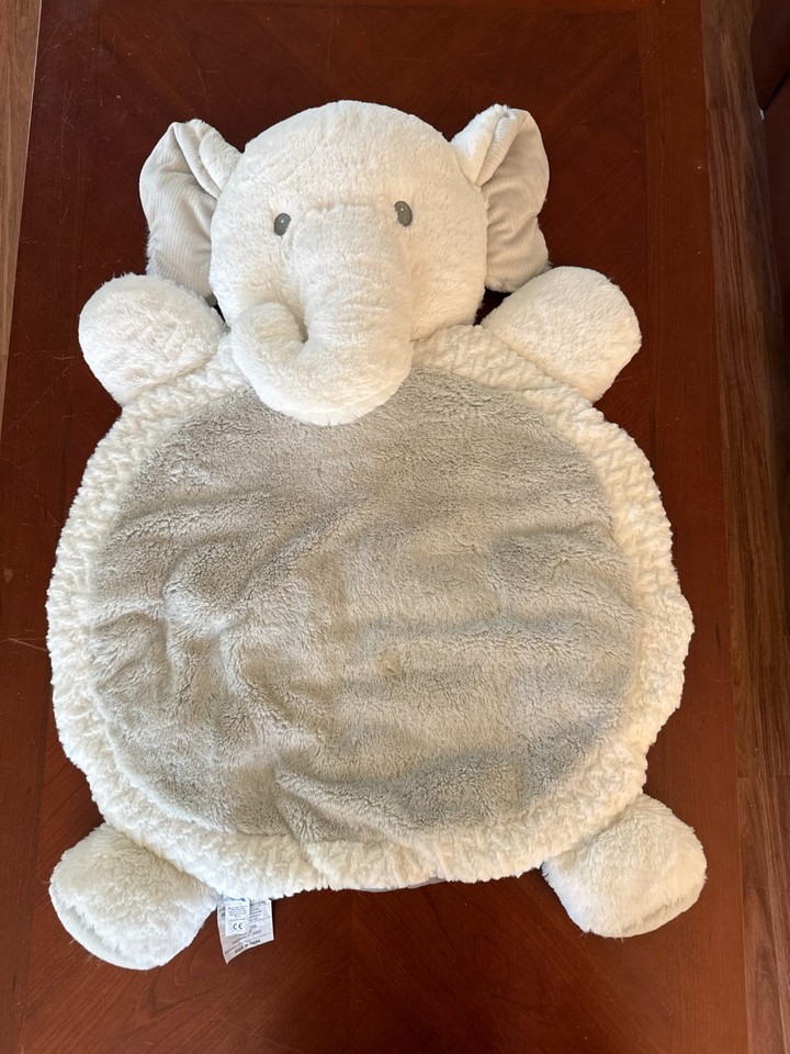 MARY MEYER ELEPHANT PLAY MAT plush tummy time nursery rug 33” | eBay