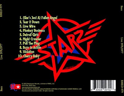 STARZ LIVE 1976 NEW CD 630428097926| eBay