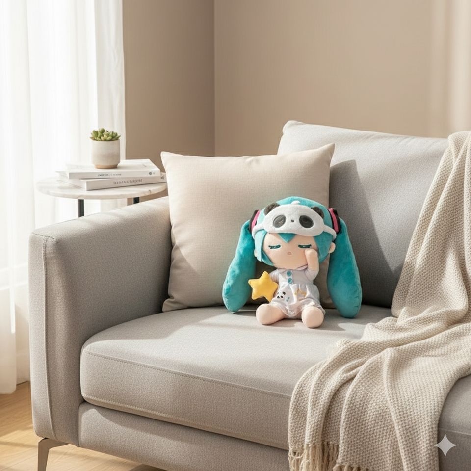 30CM Hatsune Miku Sleep Plush Toy Cute Vocaloid Anime Pillow Gift ...
