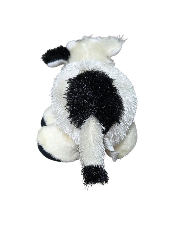 Classic Webkinz Black & White Cow Plush HM003 Ganz Stuffed Animal No ...