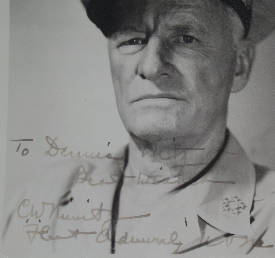 Fleet Admiral Chester Nimitz World War II Pacific Commander Signed ...
