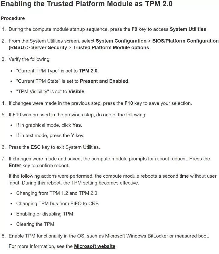 New HP TPM Trusted Platform Module Version 2.0 ProLiant G9 812119-001 ...