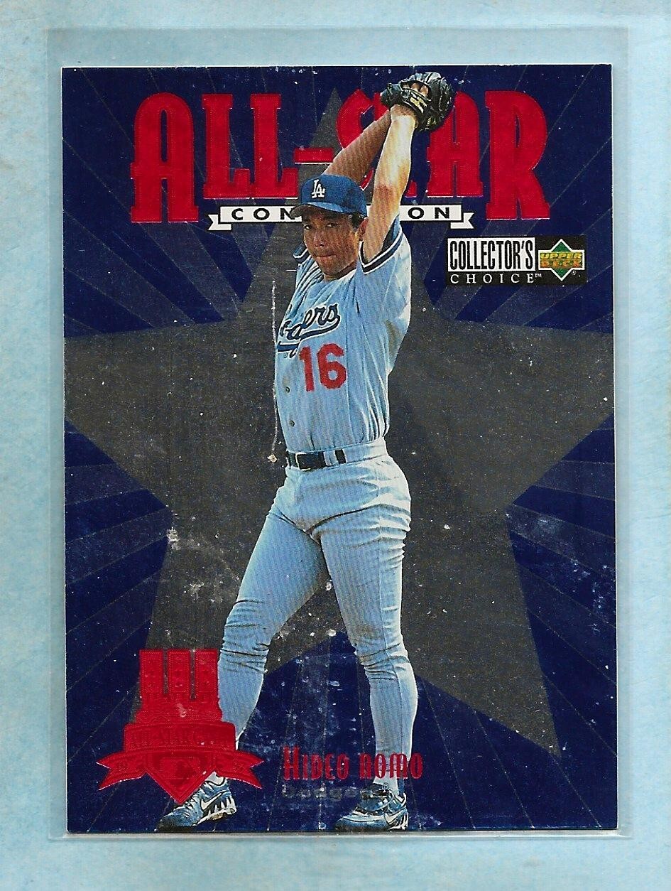 HIDEO NOMO - 1997 Collector's Choice-"All-Star" - #45 - Dodgers -Comb ...