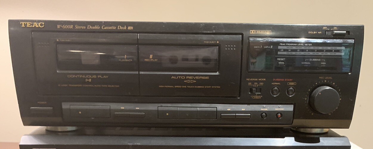 TEAC W-600R Double Cassette Player Deck Auto Reverse SEE DESCRIPTION | eBay