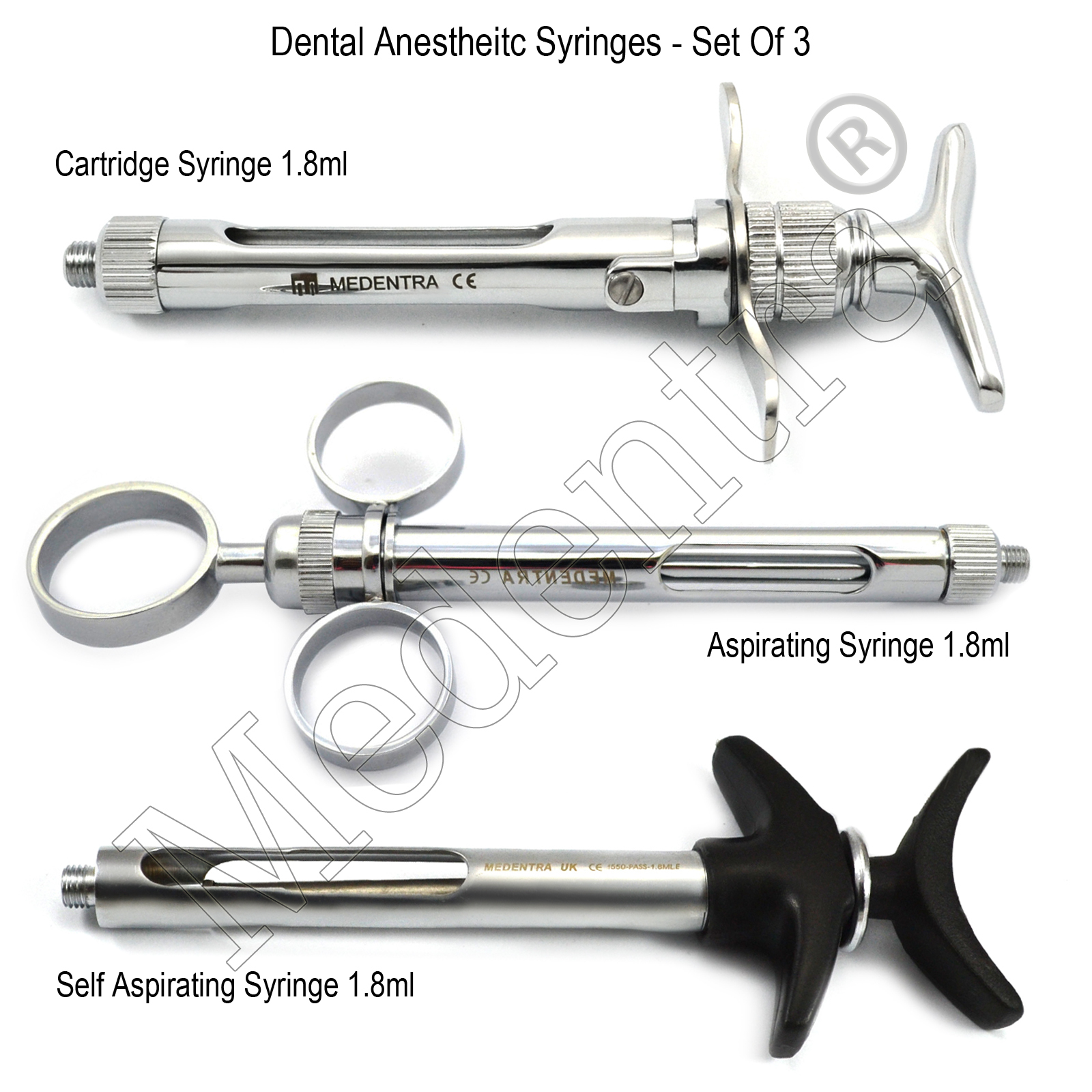 Anesthetic Aspirating Syringe