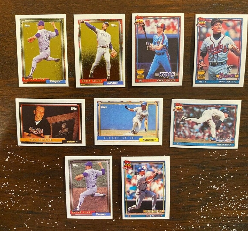 1991 & 1992 Topps Micro Star and Gold Cards Pick Your Card | eBay
