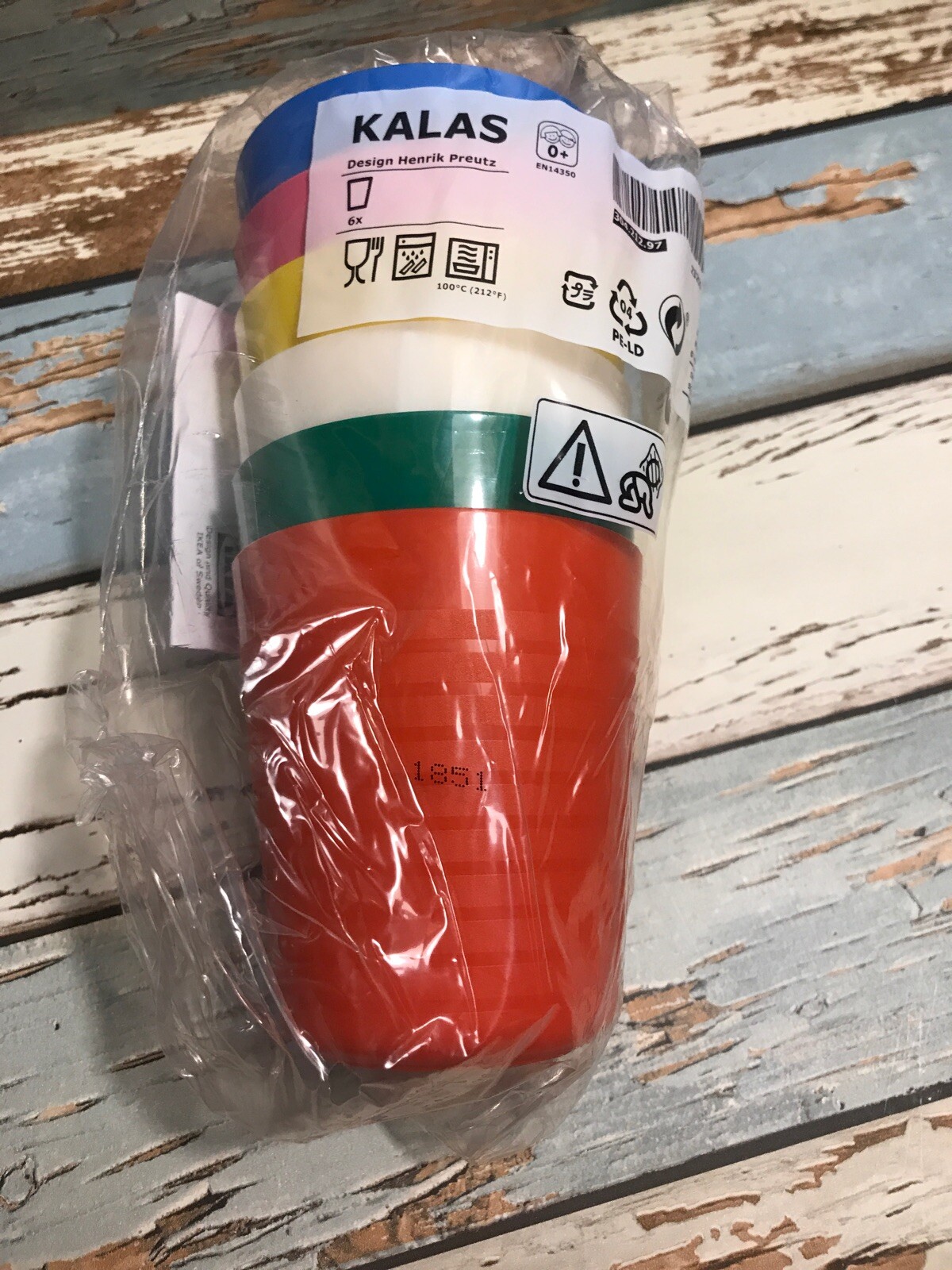 IKEA Kalas Tumbler Multicolor Cup 6 Pack for sale online | eBay