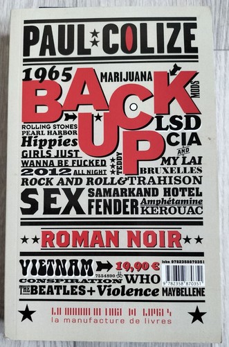 PAUL COLIZE BACK UP LA MANUFACTURE DES LIVRES 2012 | eBay