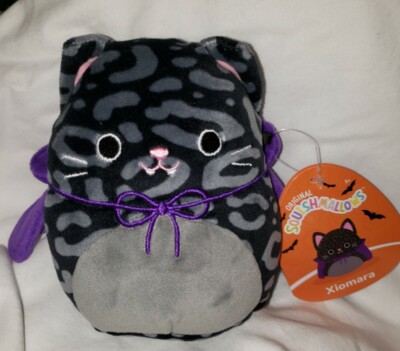 Squishmallows 5” Xiomara Vampire Leopard Black Cat Halloween 2023 ...