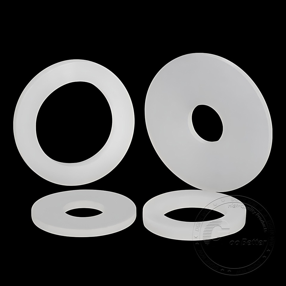 10pcs x Silicone Plain Flat Washer O Rings Sealing Gaskets Ring Food ...