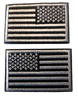 American Flag Shoulder Patch Set of 2 USAF Military Tactical ACU DARK 3 ...
