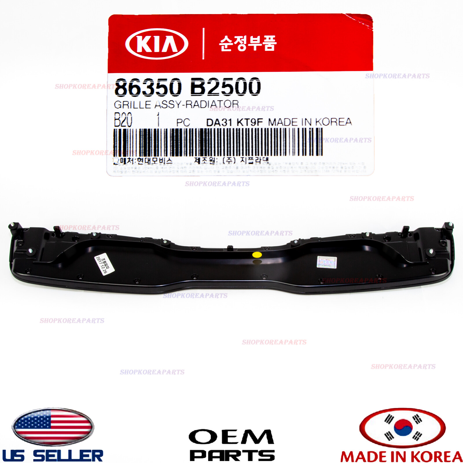 Genuine Radiator Bumper Hood Grille OEM Kia Soul 2017-2019 86350B2500 ...