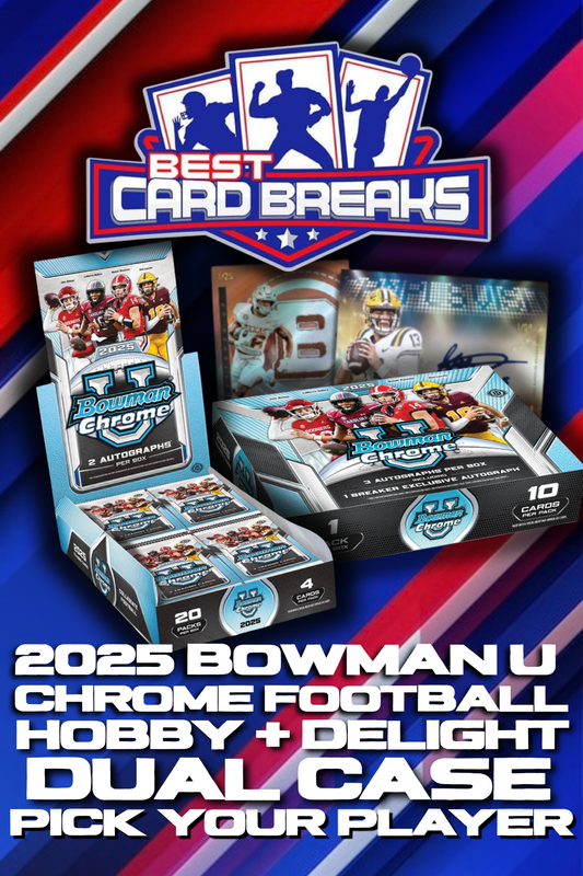 KC Concepcion 2025 Bowman Chrome U Football Dual Case (22 Box) PYP ...