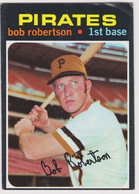 Bob Robertson 1971 Topps #255 Pittsburgh Pirates | eBay
