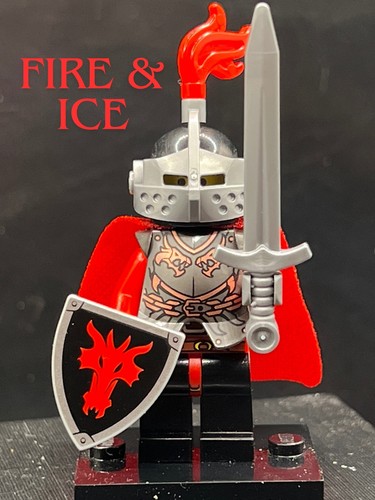 LEGO Dragon Knight Warrior Armor Castle Kingdoms Dungeons & Dragons ...