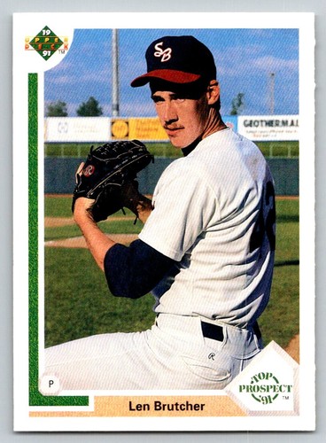 1991 UPPER DECK LEN BRUTCHER RC CHICAGO WHITE SOX #75 | eBay