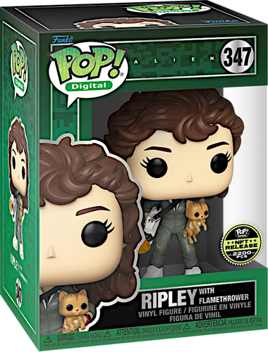 ALIEN - RIPLEY WITH FLAMETHROWER - Funko Pop Digital NFT Redemption ...
