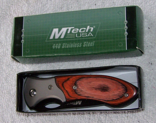 MTech USA 440 Stainless Steel Pocket Knife With Box Unused | eBay