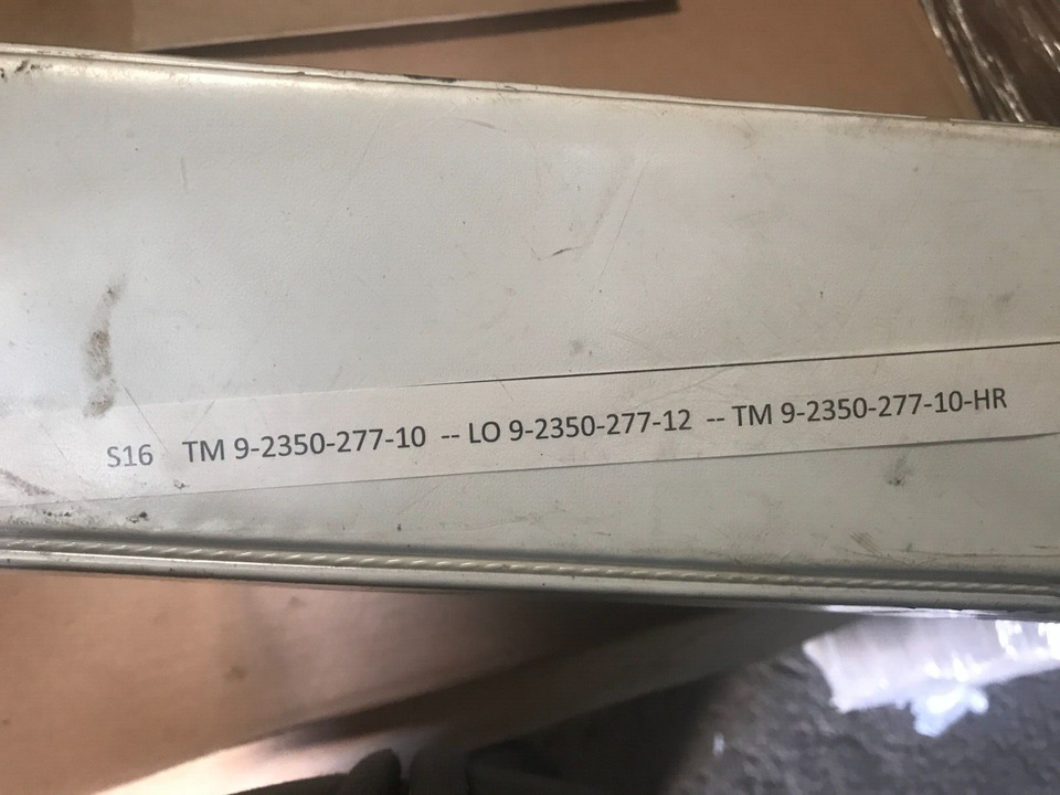 M113 operators manuals, TM 9-2350-277-10 | eBay