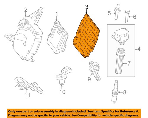 FORD OEM 17-19 Escape,MKC Electrical Ignition System-Pcm Cover ...