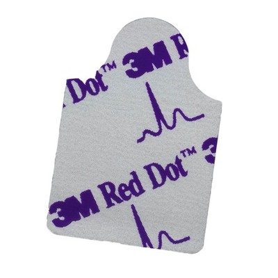 100 ECG EKG 3M Red Dot Resting Tab Electrode Monitoring Tab Clip ...