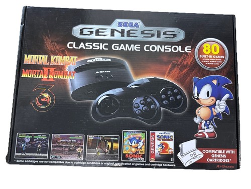 Sega Genesis Mini Classic Video Game System 80 Games Sonic Mortal ...