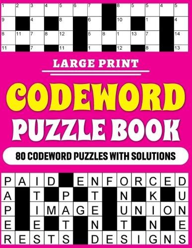 Puzzlepoint Publication Large Print Codeword Puzzle Book (Poche ...