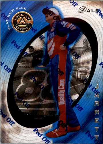 1997 Pinnacle Totally Certified Platinum Blue /1999 #15 Dale Jarrett ...