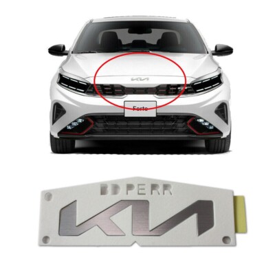 Front Bumper Emblem Hood Kia Logo Mark 2022-23-24 Forte Genuine Badge ...