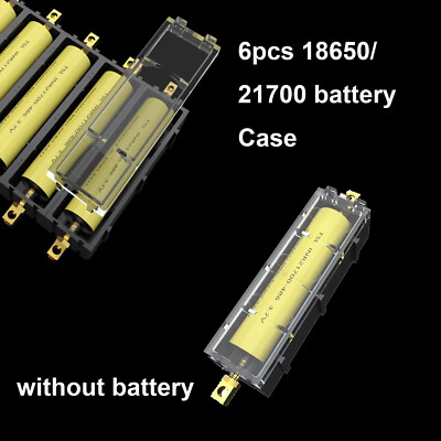 Splicable Battery Slot BatteryCase No Need Solder 18650/21700 Battery ...