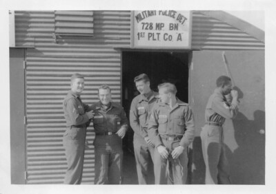 Vintage 1960 Soldiers 728th MP Battalion Camp Camp Henry Photo South ...