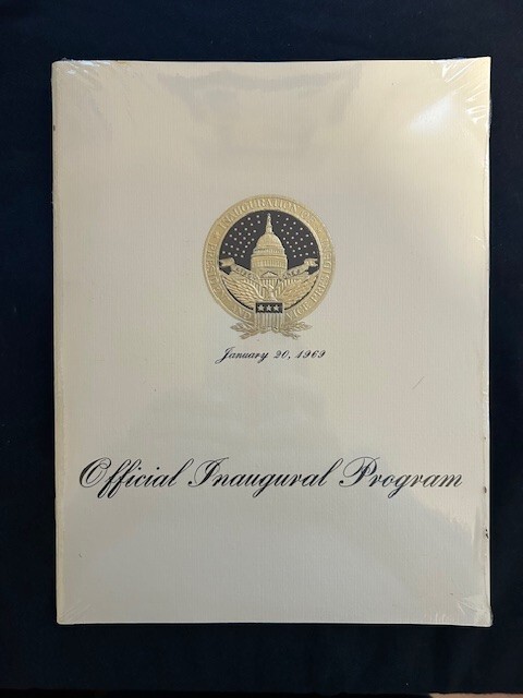 RICHARD NIXON Inaugural Program January 20, 1969 - UNOPENED MINT!! RARE ...