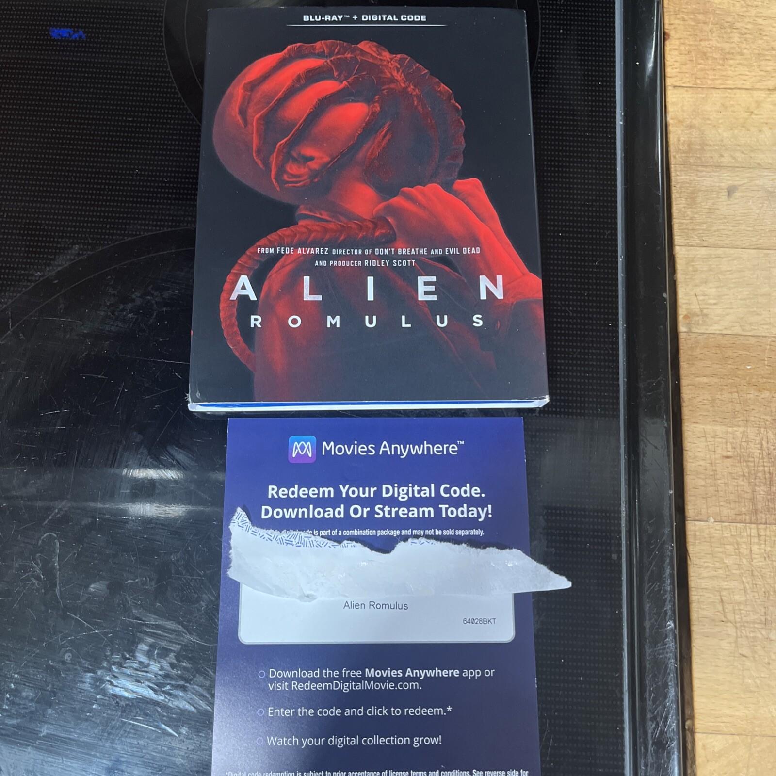 Alien: Romulus Digital Code + Blu Ray Slip Cover No Blu Ray!!! | eBay