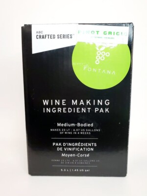 ABC Crafted Series - U Brew - Pinot Grigio Wine Making Ingredient Kit ...