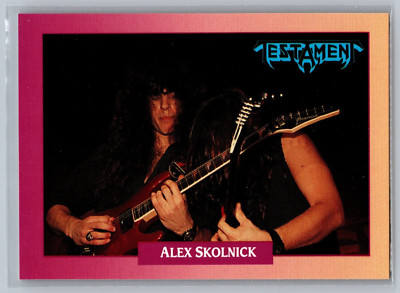 1991 Brockum RockCards Alex Skolnick #70 Trading Card Testament | eBay