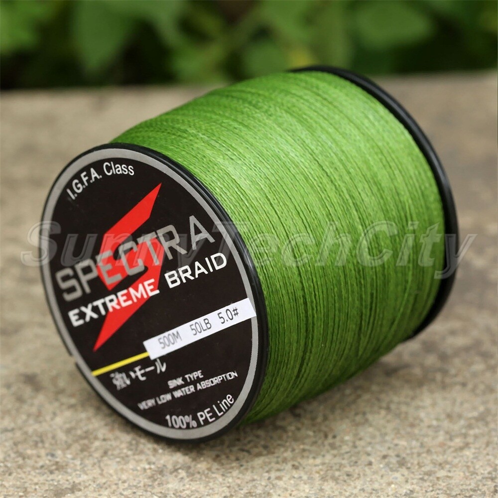 4/8 Strands Army Green 300M 500 1000M Salt Water Braided PE Dyneema ...