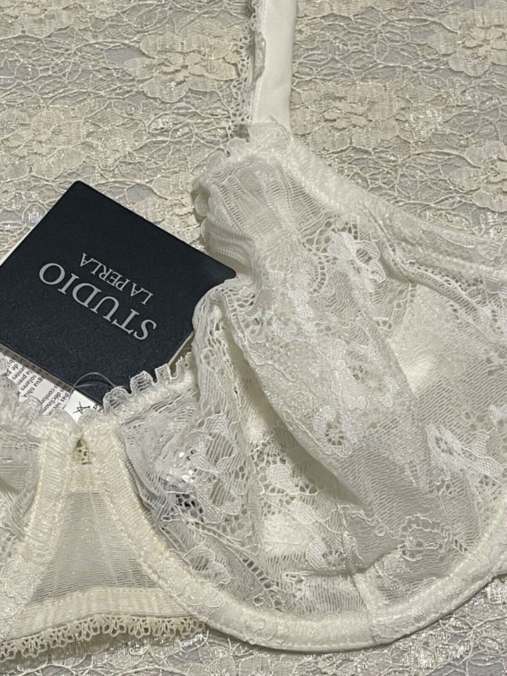 La Perla Studio Looking for Love 32E 32DD Full Cup Bra Ivory Lace | eBay