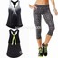 ZUMBA FITNESS 2 Piece Set! Aztec Capri Leggings & Bubble Top Racerback ...