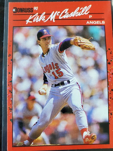 1990 Donruss KIRK MCCASKILL "Glove String" Error Baseball Cards #170 | eBay