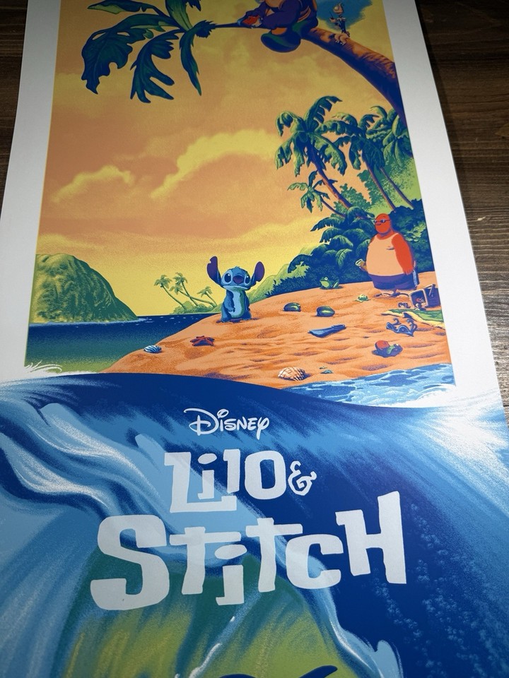 “Lilio And Stitch Art Print Movie Poster Title Edition By Mark Englert ...