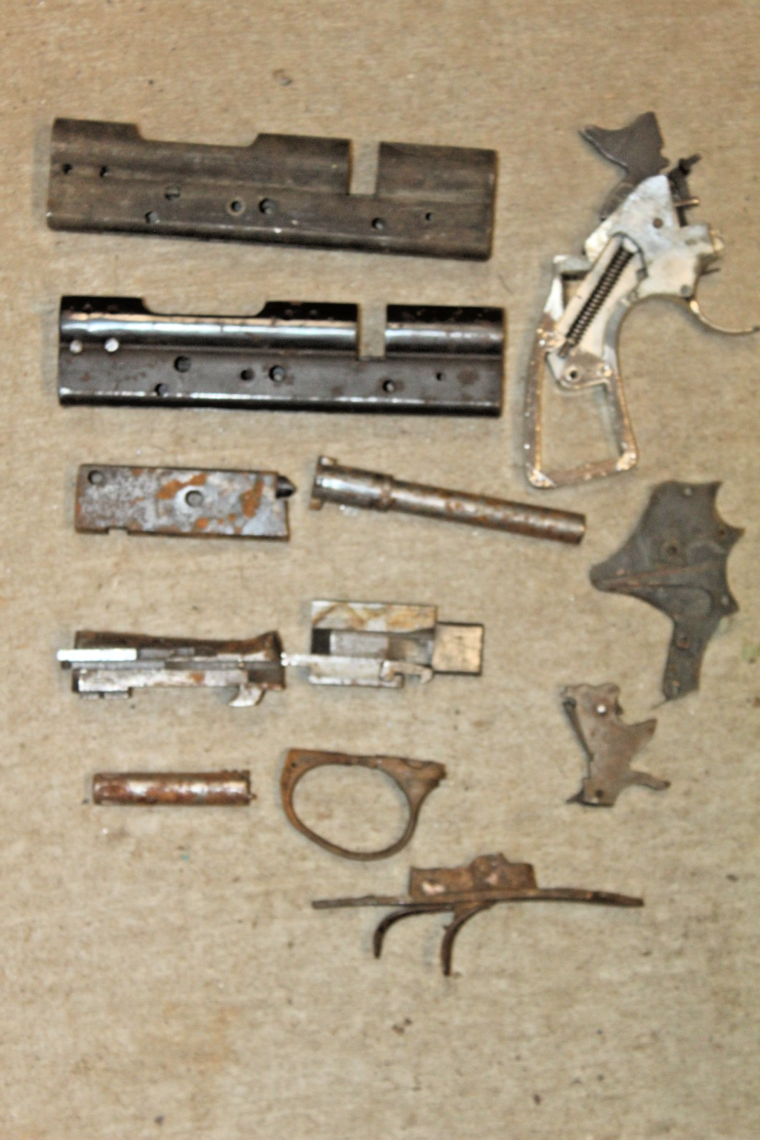 Lot of assorted gun parts Triggers Hammers Bolt. | eBay