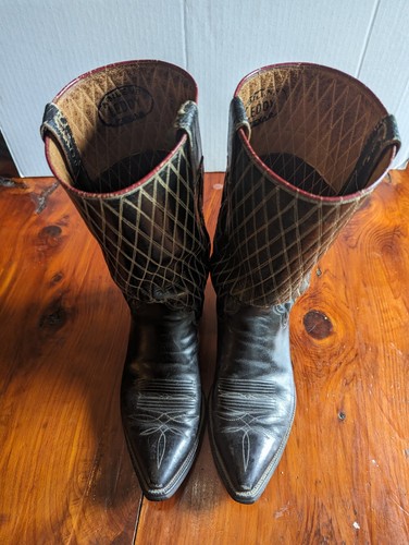 Leddy Cowboy Boots Men's Size 8 1/2D | eBay