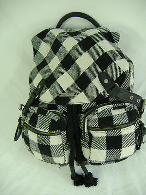 New ROXY More Ways Than One White Black Backpack Messenger Book Bag ...