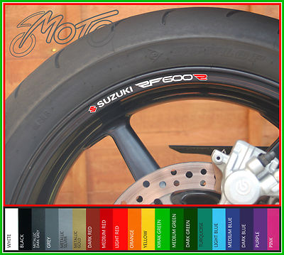 8 x SUZUKI RF600R Wheel Rim Stickers Decals - rf 600 r | eBay UK