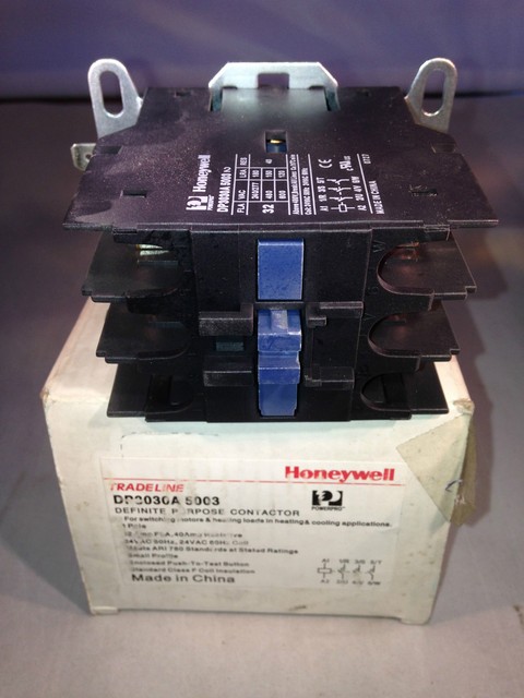 Honeywell PowerPro Dp3030a 5003 Definite Purpose Contactor 3 Pole for ...
